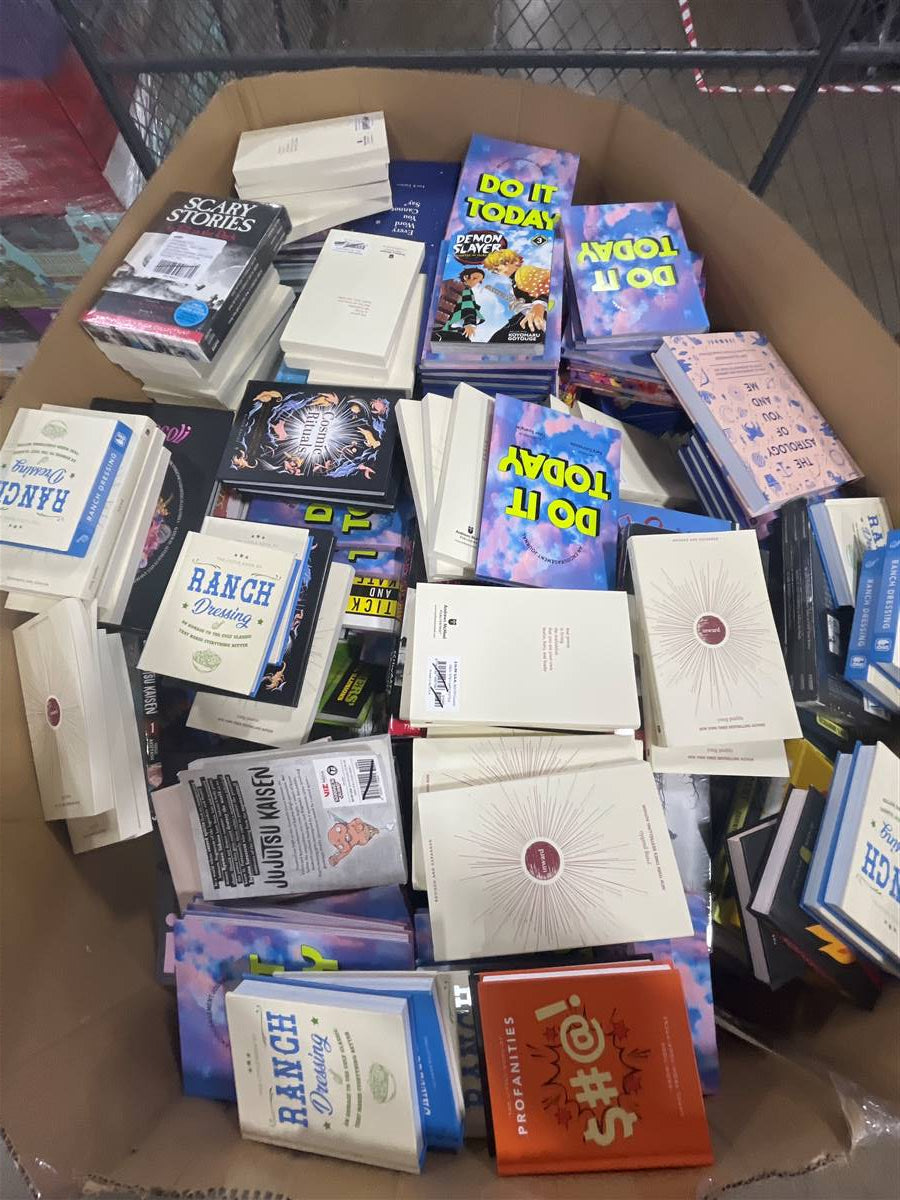 Assorted Books: 90% Off Original Retail (G51651) – Wholesale101.com